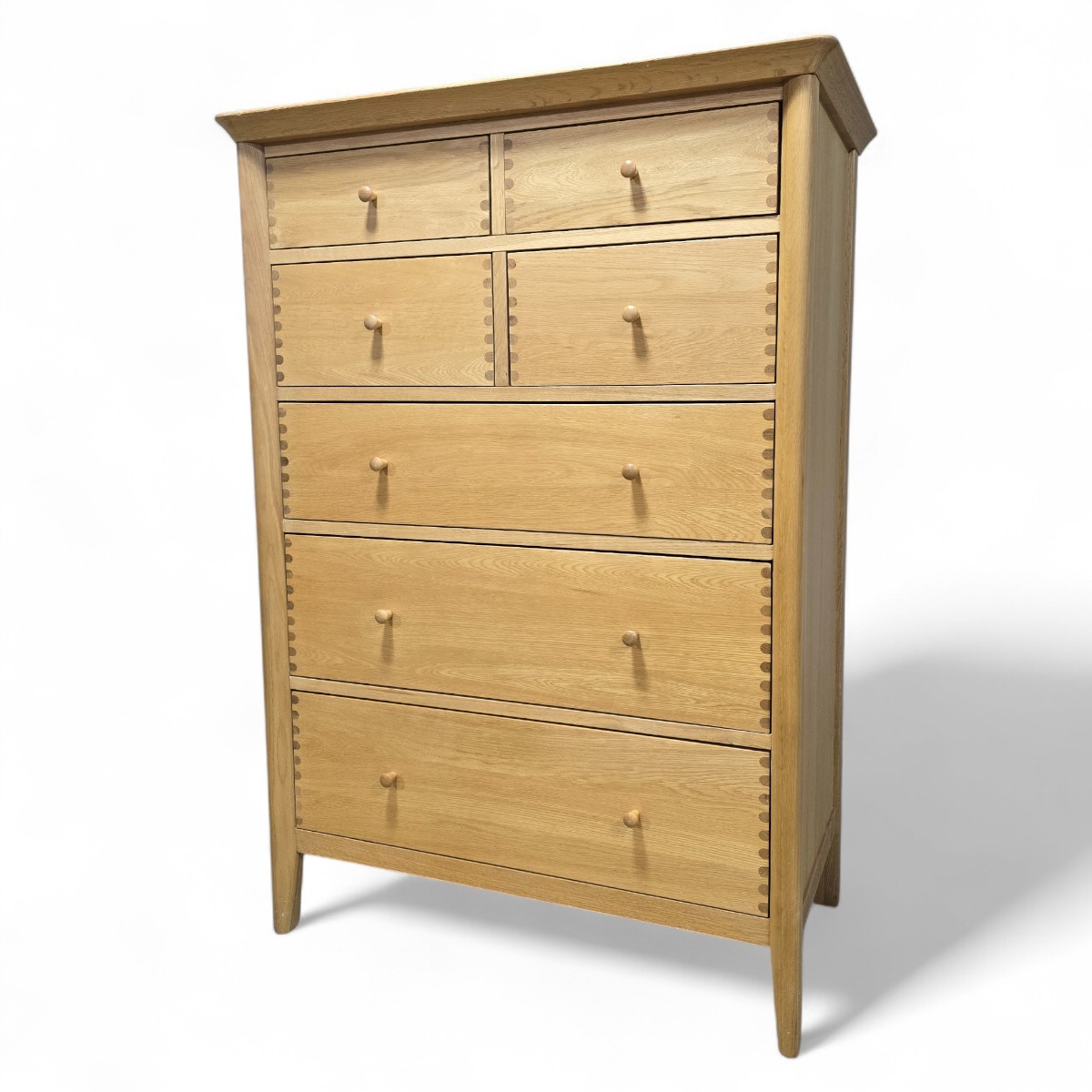 Second-Hand Oak Chest of Drawers By John Lewis Essence Range